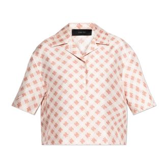 Amiri Seidenbluse - - Blouses & Shirts - Damen - Rosa - S