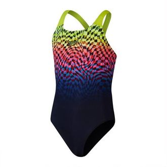 Speedo Kinder Schwimmanzug PT PLMT PWRBCK JF BLACK/PINK