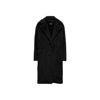 Only Faux Fur Vida Mantel Schwarz - - Coats - Damen - Schwarzk - M