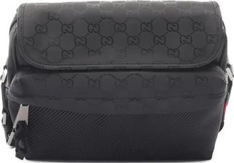 Gucci sac à bandoulière médium à motif monogrammé GG - Noir