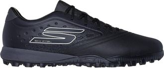 Skechers Razor K&uuml;nstlicher Boden Fu&szlig;ballschuhe f&uuml;r Herren (Schwarz/Silber)