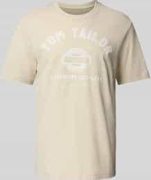 Tom Tailor Regular Fit T-Shirt aus reiner Baumwolle