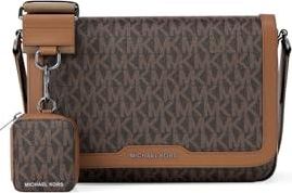 Michael Kors Sac bandouli&egrave;re Hudson Brun-Noisette