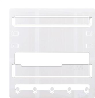 Generic Schwebende Regale für Küche, selbstklebender Wand-Organizer | Wohnheim-Wand-Aufbewahrungsplattform mit Haken und Kabelclips für Telefon, Fernbedienung