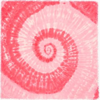 Kujten Grand bandana cachemire tie & dye - Grand Bandana Hachiko Sunny