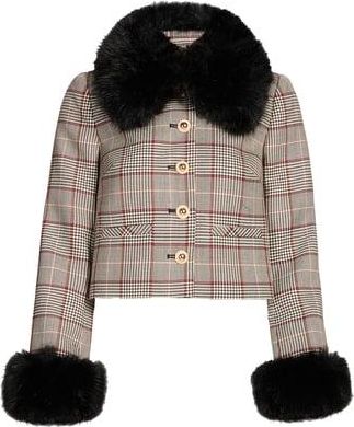 Self Portrait Selbstporträt - Kurzkarchenjacke - braun