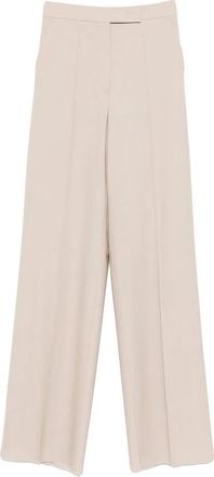 Max Mara Femme, Pantalons, Beige, Taille: 34 FR Pantalon en laine, mohair et soie