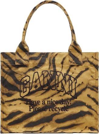 Ganni Crossbody Bags - Dames Large Easy Shopper - Gr. unisize - in Weiß - für Damen