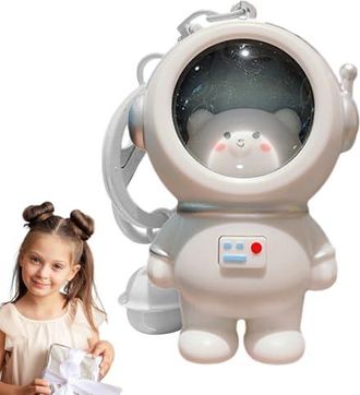 Generic Porte-cl&eacute;s figurine - Mini pendentif lumineux - Accessoire de sac &eacute;l&eacute;gant - Aspect brillant en forme dastronaute - D&eacute;coration de cl&eacute; cr&eacute;ative - Gadget