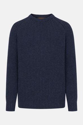 Fisherman out of Ireland Herren Pullover Blau Schwarz Rip