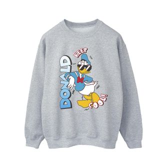 Disney Donald Duck Cool Sweatshirt f&uuml;r Herren (Grau)