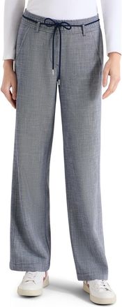 Cecil Wide Leg Hose universal Blue 2X