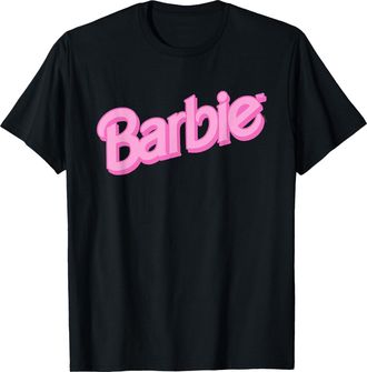 BARBIE Rosafarbenes Barbie-Logo T-Shirt