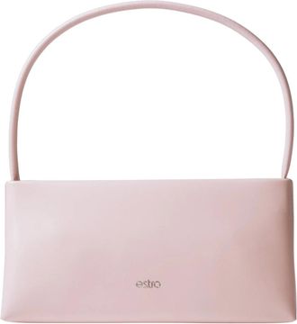 Estro & Luminara Femme, Sacs, Rose, Taille: ONE Size Sac bandouli&egrave;re en cuir