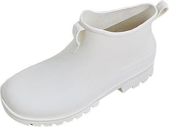 Generic Bottes caoutchouc pour homme et femme Chaussures travail en plein air pluie enfiler Rembourrage EVA Compris la Semelle int&eacute;rieure Fourrure polaire dou