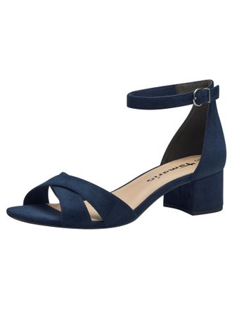 Tamaris Sandalette Damen Vegan Elegant blau,EU 39
