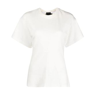 Proenza Schouler Wei&szlig;e Eco Baumwoll Kurzarm T-Shirt - - Tops - Damen - Wei&szlig; - XS