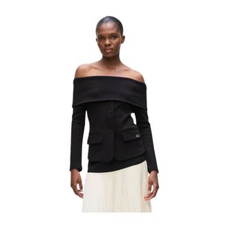 Karl Lagerfeld Carmenbluse - - Blouses & Shirts - Damen - Schwarzk - XS