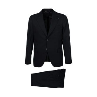Lardini Einknopf-Anz&uuml;ge - - Suits - Herren - Schwarzk - M