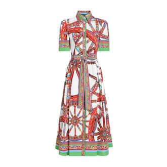 Dolce & Gabbana Poplin Hemdkleid - - Dresses - Damen - Mehrfarbig - S