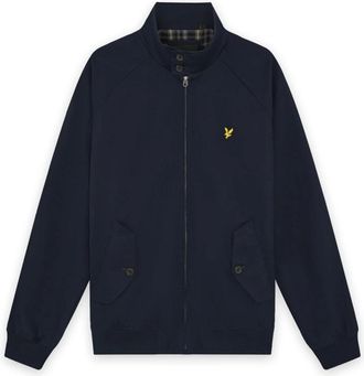 Lyle & Scott Homme, Vestes, Bleu, Taille: M Veste Harrington en coton