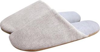 Generic Pantoufles silencieuses | Pantoufles japonaises | Claquettes plates de loisirs | Sliders dautomne de couleur unie | Claquettes antidérapantes pour fem