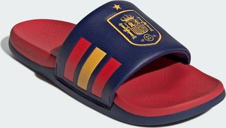 adidas adidas Performance - Adilette Comfort 2.0 - Espagne - Claquettes - Bleu fonc&eacute;/rouge vif