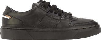 HUGO BOSS Gary Sneaker f&uuml;r Herren, Leder, Flach (Schwarz)