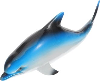 BESPORTBLE Delfinmodell Aus Kunststoff 15cm Gro&szlig;e Gartenskulptur F&uuml;r Au&szlig;endekor Wohnzimmer Tischdekoration Filigrane Ozeanfischfigur