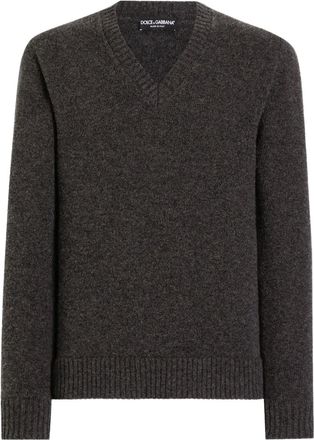 Dolce & Gabbana Pullover mit V-Ausschnitt - Braun