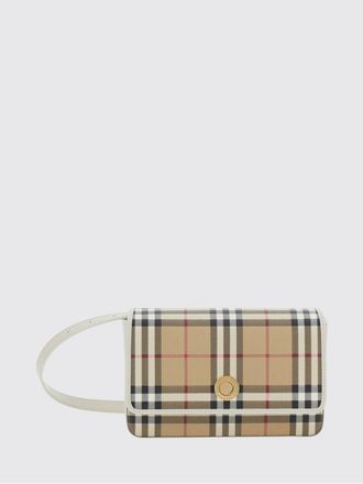 Burberry Mini Hampshire Umh&auml;ngetasche aus Canvas mit Vintage-Check-Muster