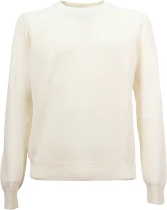 Malo Homme, Pulls, Beige, Taille: 3XL Cashmere Crewneck