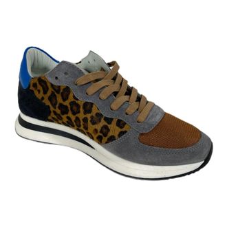 Philippe Model Leopard Haircalf Leder Schuh - - Shoes - Damen - Mehrfarbig - 37 EU