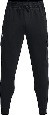 Under Armour Pantalon de survêtement Rival Cargo pour Homme, Noir, XXL