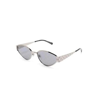 Gucci Irregul&auml;re Vollrand-Sonnenbrille - - Accessories - unisex - Grau - 55 MM