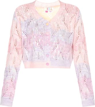 Izia Strickjacke Frauen lila mehrfarbig