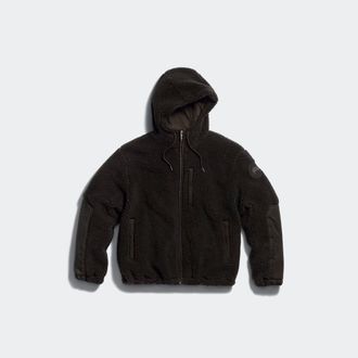 Canada Goose Harrier Kapuzenjacke aus Fleece mit Rei&szlig;verschluss (M&auml;nnlich, Arabica, S)