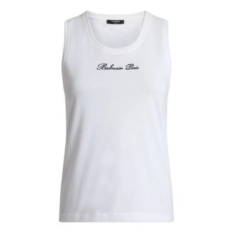 Balmain Paris Tank Top - - Tops - Damen - Wei&szlig; - XS