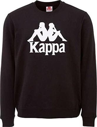 Kappa Men Sweatshirt Black 703797 194006, Gr&ouml;&szlig;e Bekleidung:L