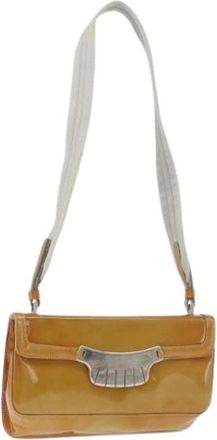 Prada Sac bandouli&egrave;re vintage Pre-owned - Femme - Pre-owned - Jaune - Taille: ONE Size