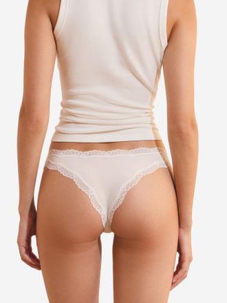 Etam 3er-Pack Tangas mit Spitzendetails Jim Micro