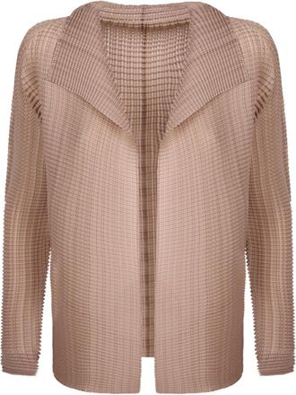 Issey Miyake Femme, Pulls, Beige, Taille: 40 FR Wooly Pleats-66