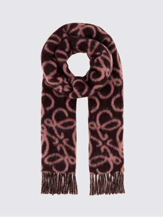 Loewe &Eacute;charpe en m&eacute;lange de laine et dalpaga avec monogramme et bords frang&eacute;s