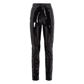 Philipp Plein Femme, Pantalons, Noir, Taille: W30 Jegging Super Taille Haute