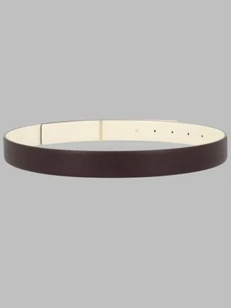 Tom Ford Leather T-Buckle Belt - Brown