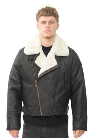 Infinity Leather Herren-Bomberjacke aus Schaffellleder aus dem 2. Weltkrieg - Tucson