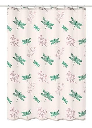 Kleine Wolke Scarlett Duschvorhang, 100% Polyester, Smaragd, 180x200 cm