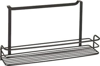 Metaltex Origin Lava Einhängekorb, Metall, schwarz, 34 x 11 x 17 cm