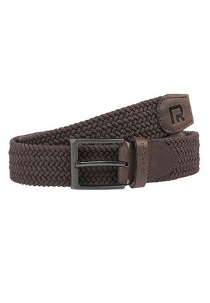 Red Bridge Geflochtener Gürtel Elastisch Flexibel verstellbar Unisex Stretchgürtel Braun 100