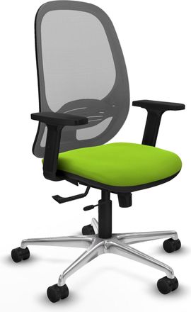 Piqueras y Crespo Cilanco Computerstuhl mit 2D-Armlehnen, h&ouml;henverstellbare Lendenwirbelst&uuml;tze, ausgestattet mit Syncro/Traslack und Schneideschaum, mit Rollen von 65 m